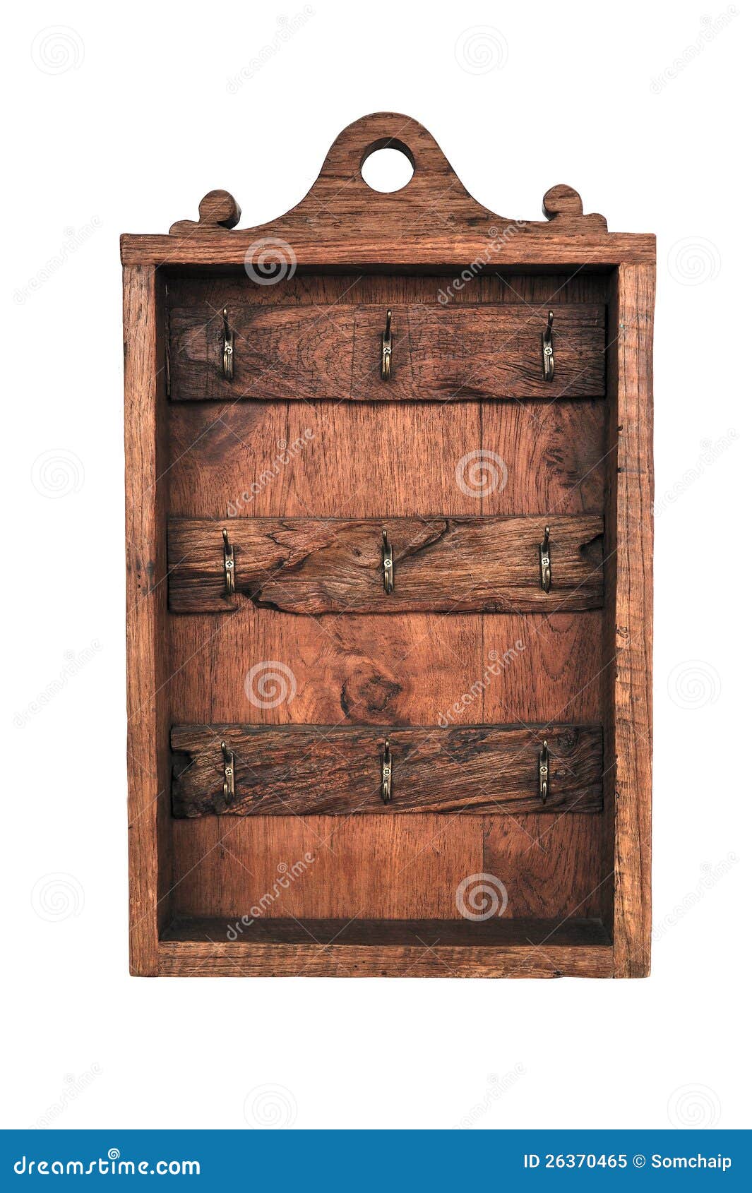 Keys hang on wood Board stock image. Image of unlock - 26370465