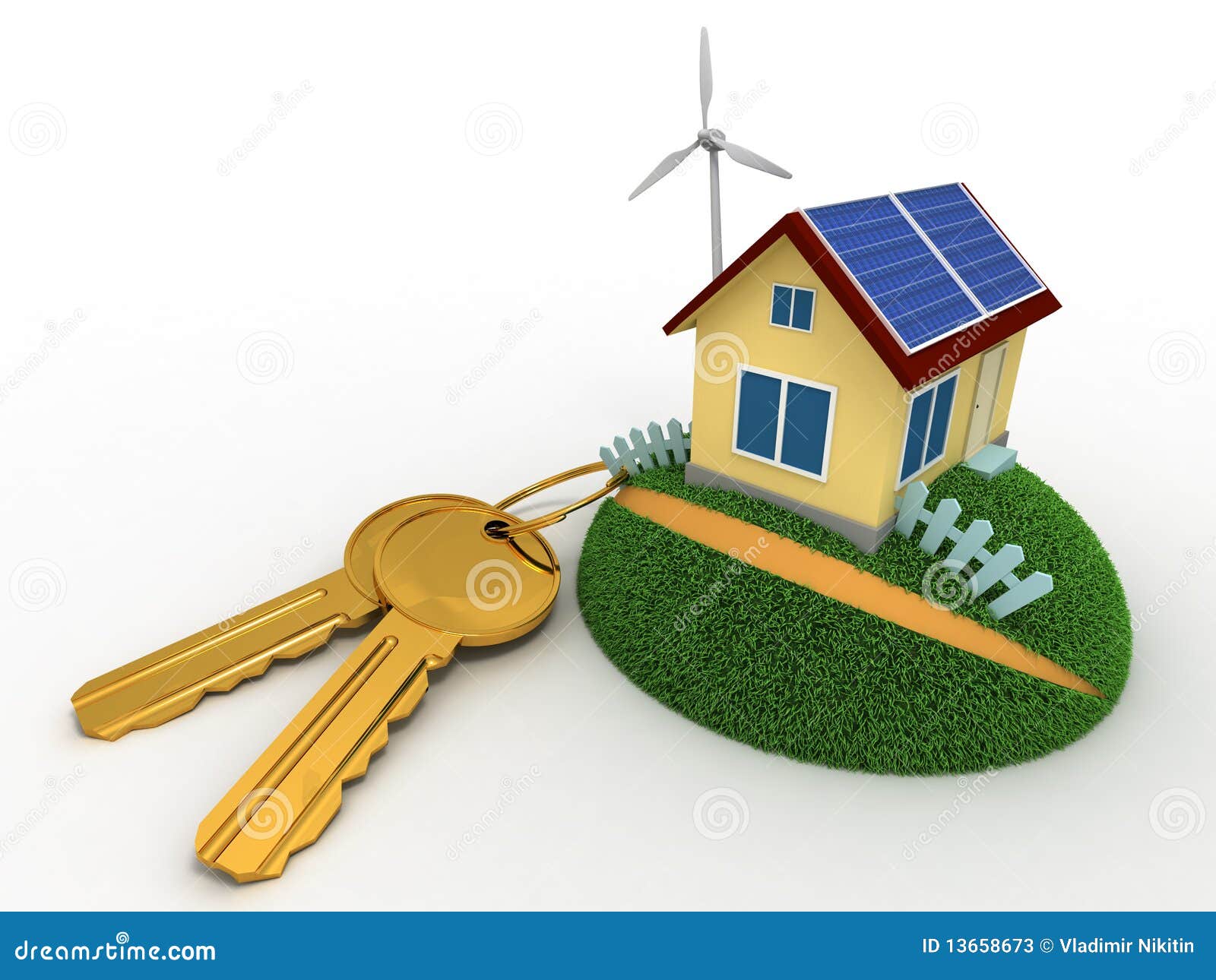 Keys from the Hi-tech House Stock Illustration - Illustration of ...