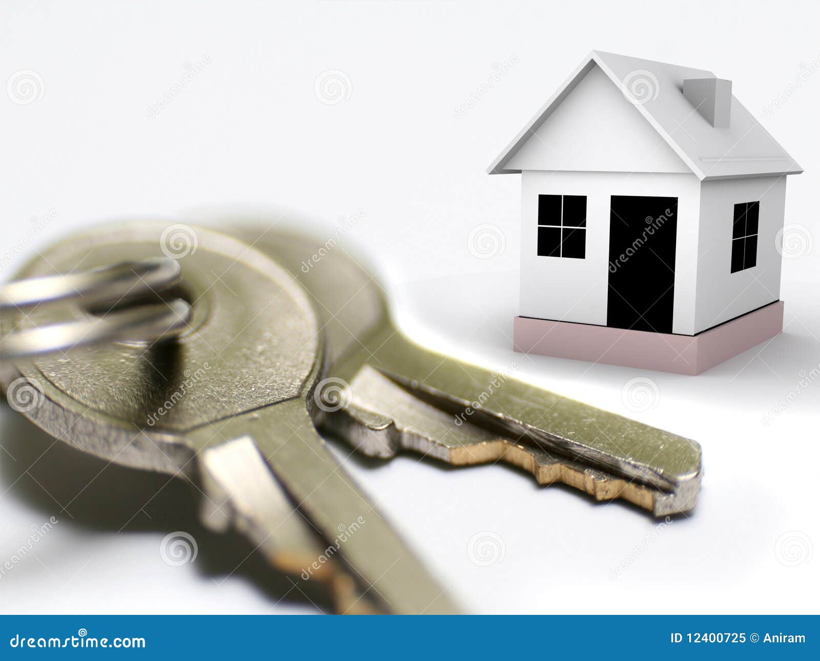 Keys and home stock illustration. Illustration of sign - 12400725