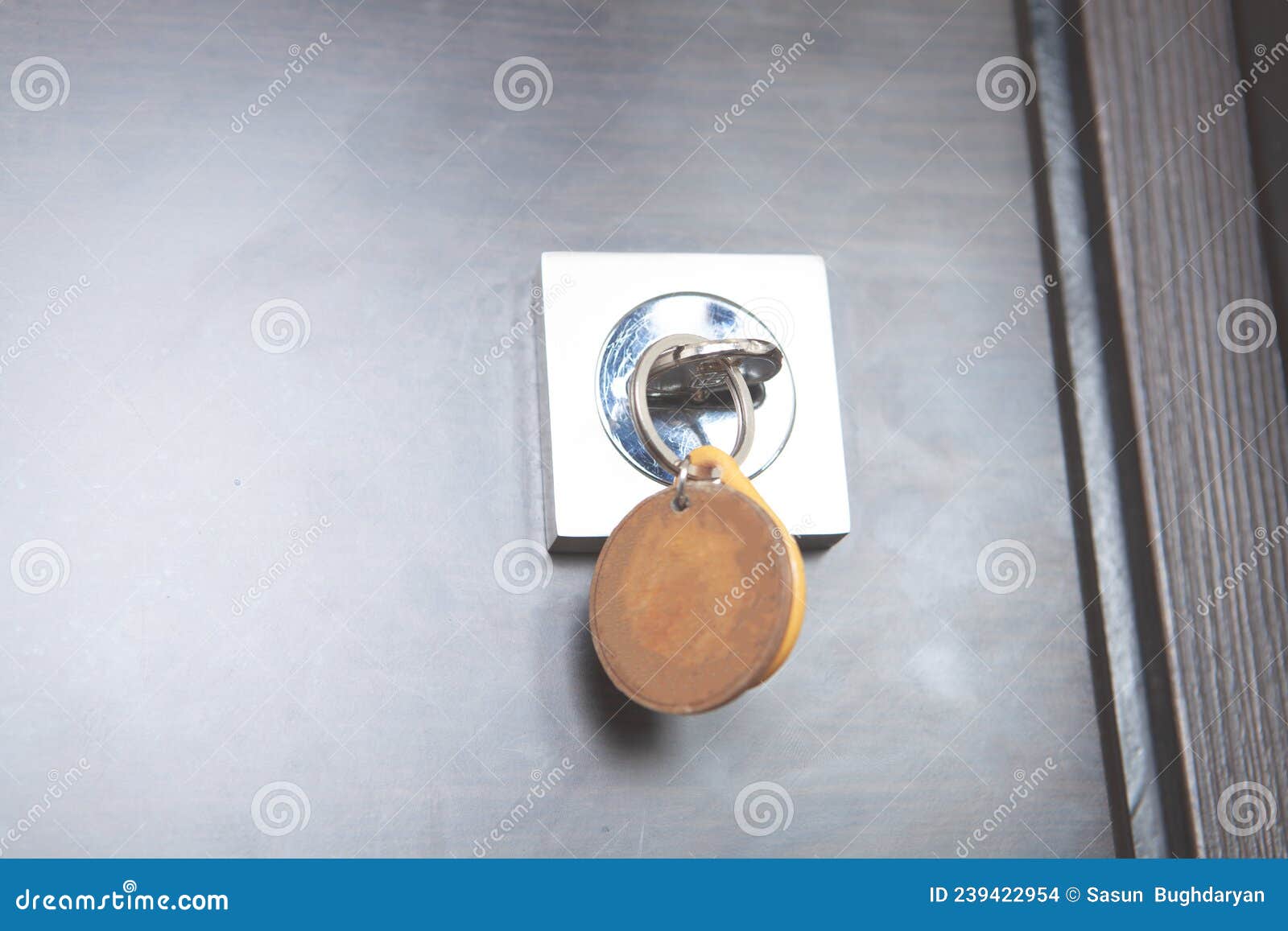 Keys in the Hotel Room Keyhole Stock Photo - Image of entrance, home ...