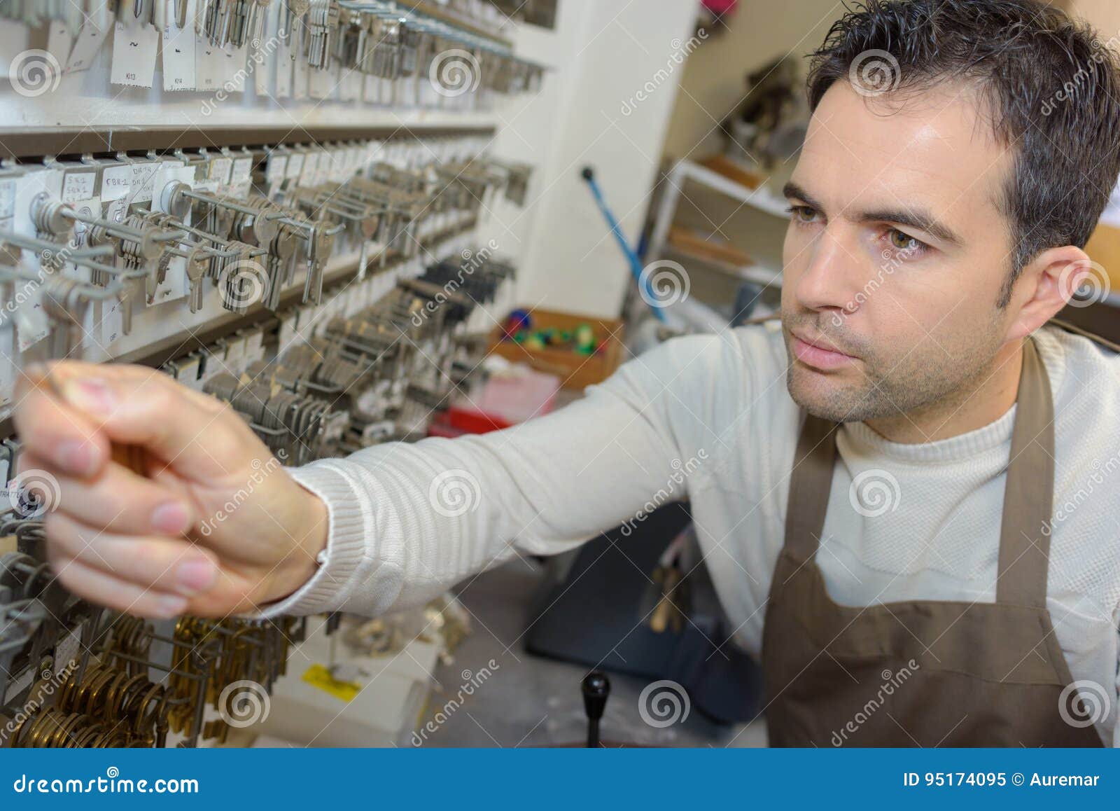 Keys from key maker shop stock image. Image of living - 95174095