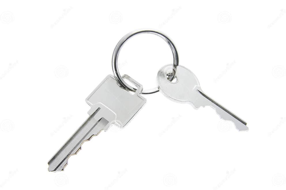Keys with Key Ring stock photo. Image of still, isolated - 5591212