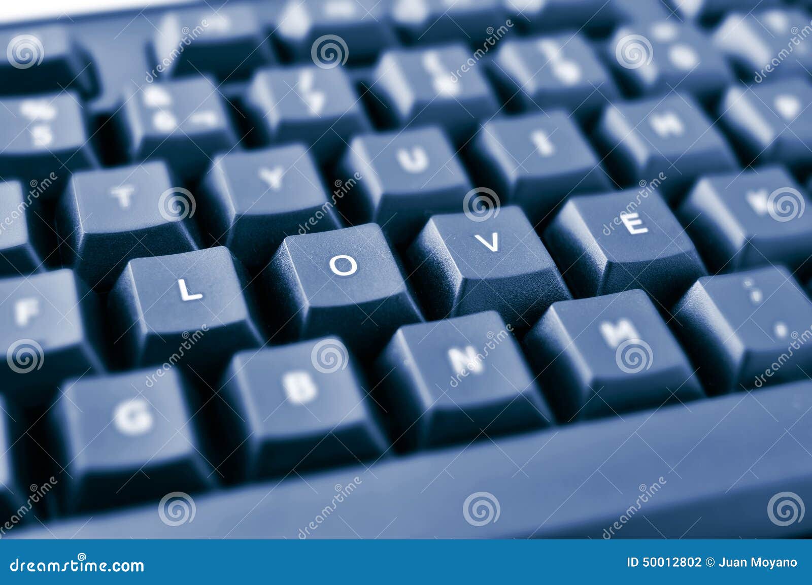 Keys of a Keyboard Forming the Word Love Stock Photo - Image of ...