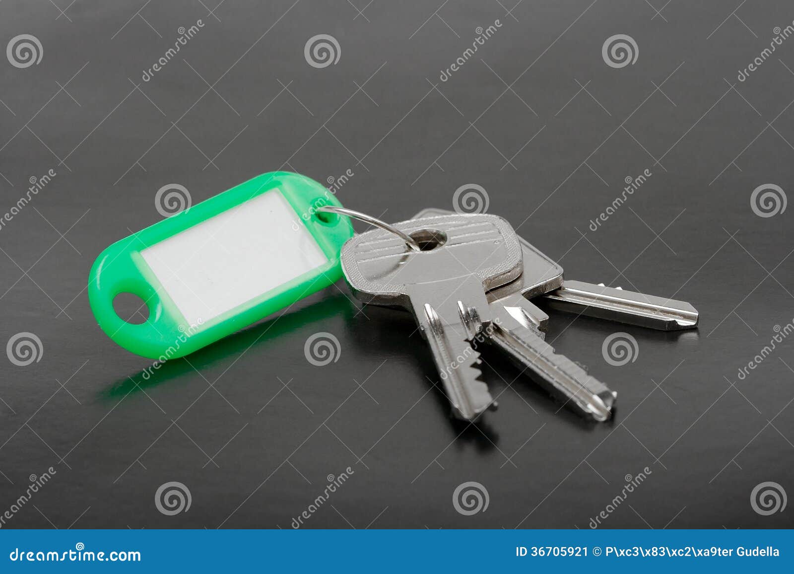Keys with label stock image. Image of door, dark, modern - 36705921