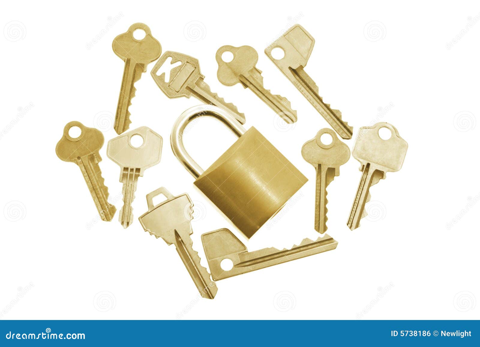 Keys and Lock stock photo. Image of release, drop, locking - 5738186