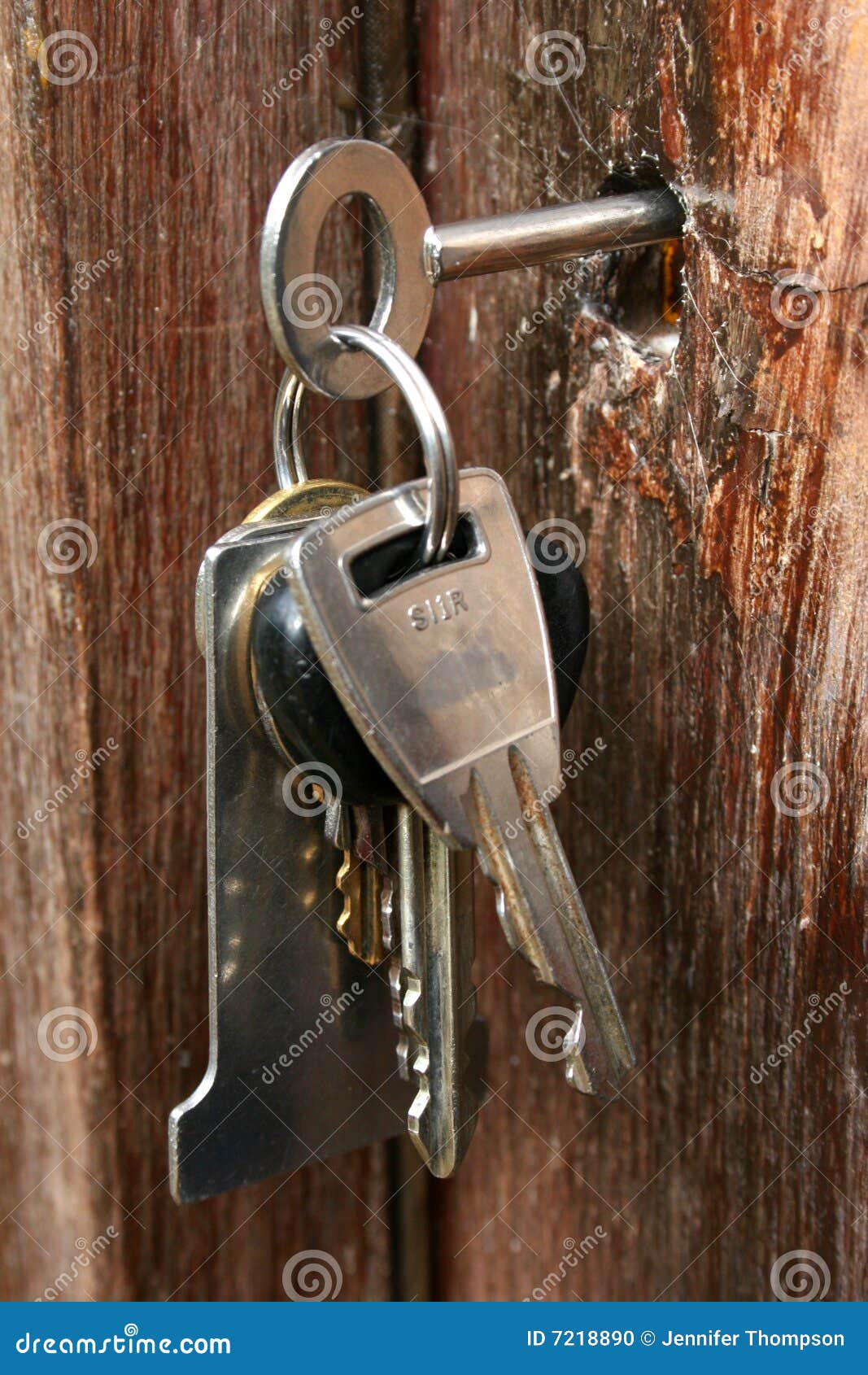 Keys in lock stock photo. Image of house, keys, safety - 7218890