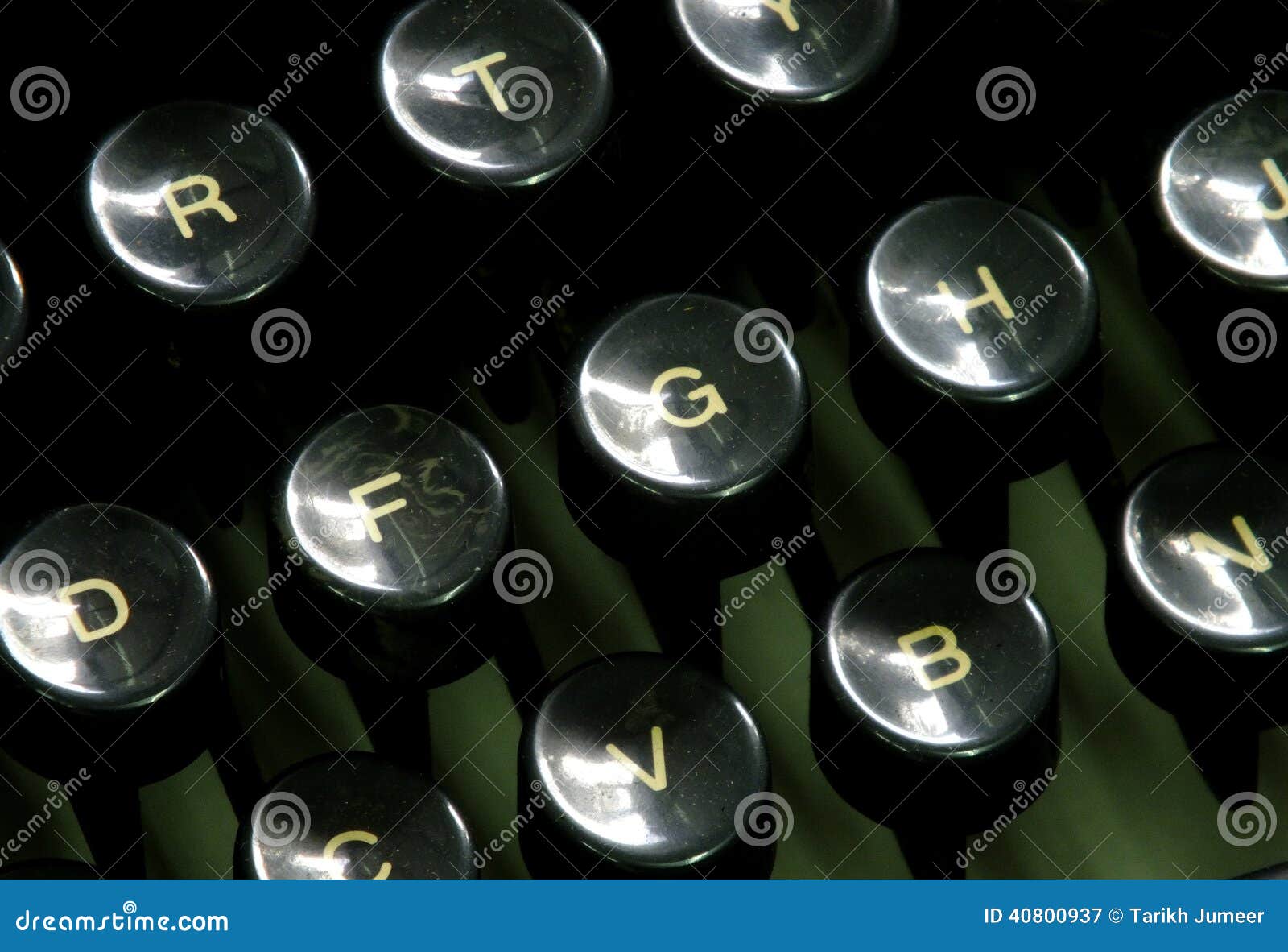 Keys of an old typewriter stock image. Image of qwerty - 40800937