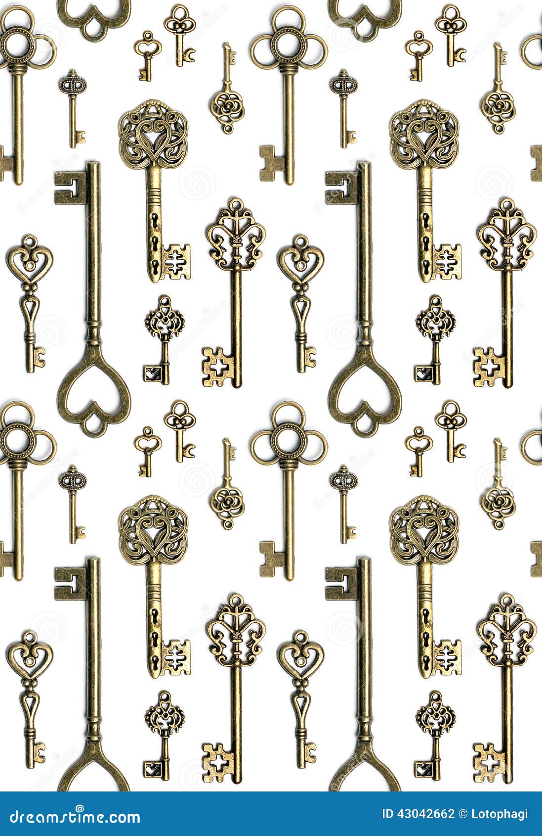 Keys pattern stock photo. Image of macro, secret, isolated - 43042662