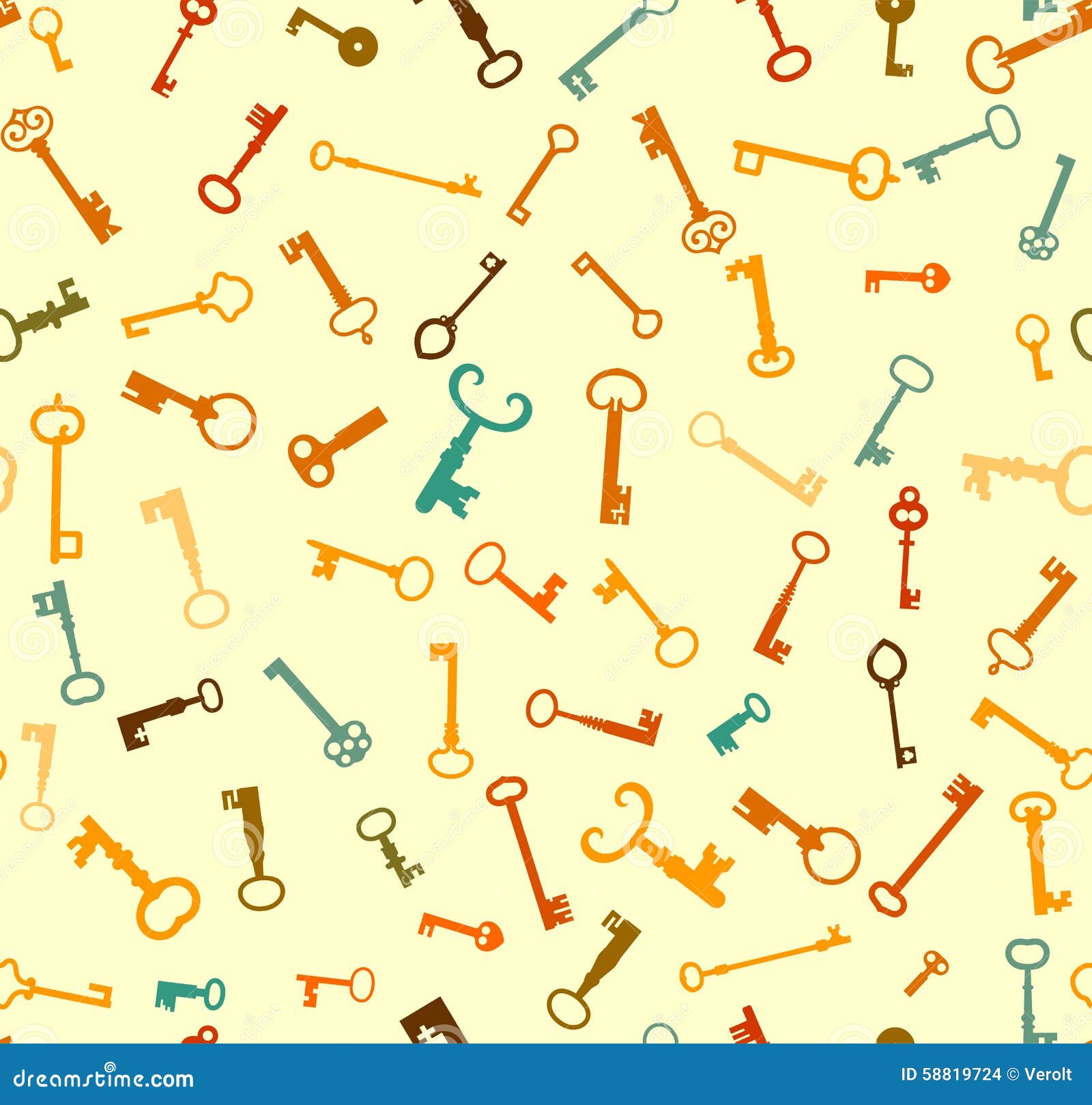Keys pattern stock illustration. Illustration of opener - 58819724