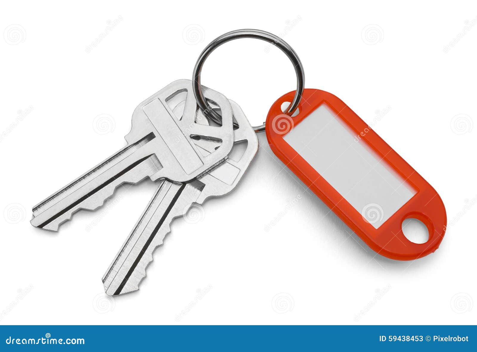 Keys and Red Key Chain stock image. Image of access, business - 59438453