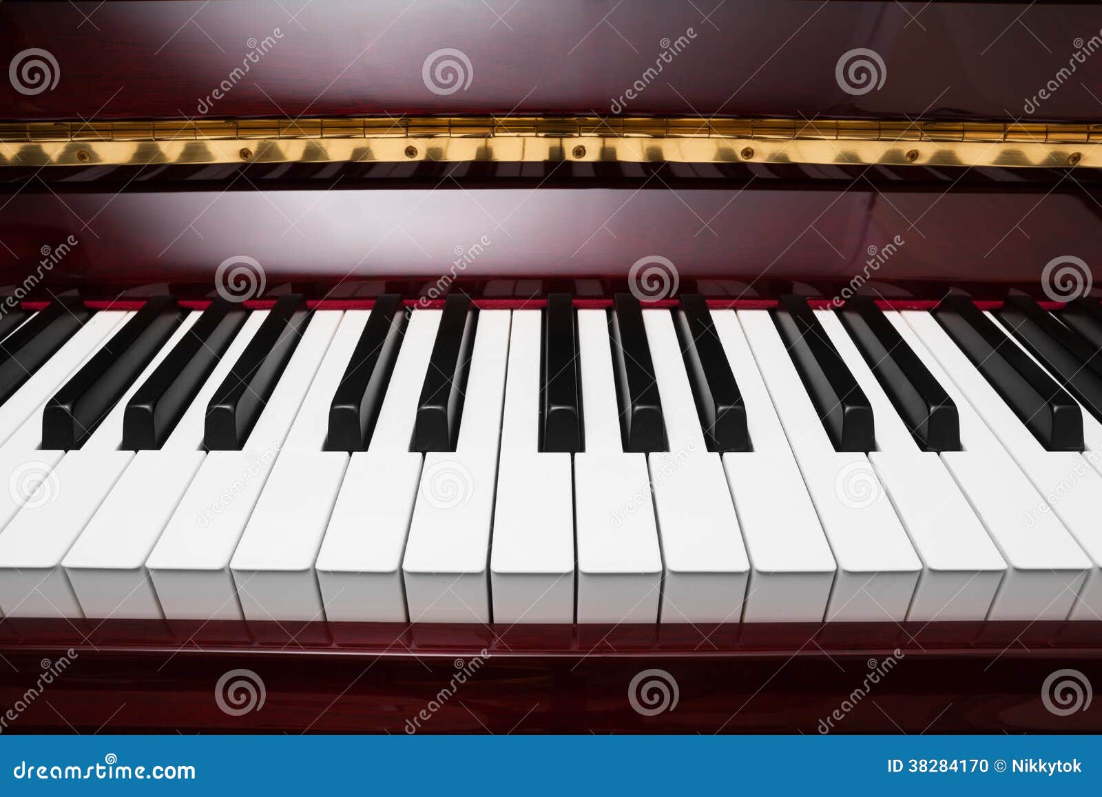 Keys of red piano stock photo. Image of mahogany, organ - 38284170