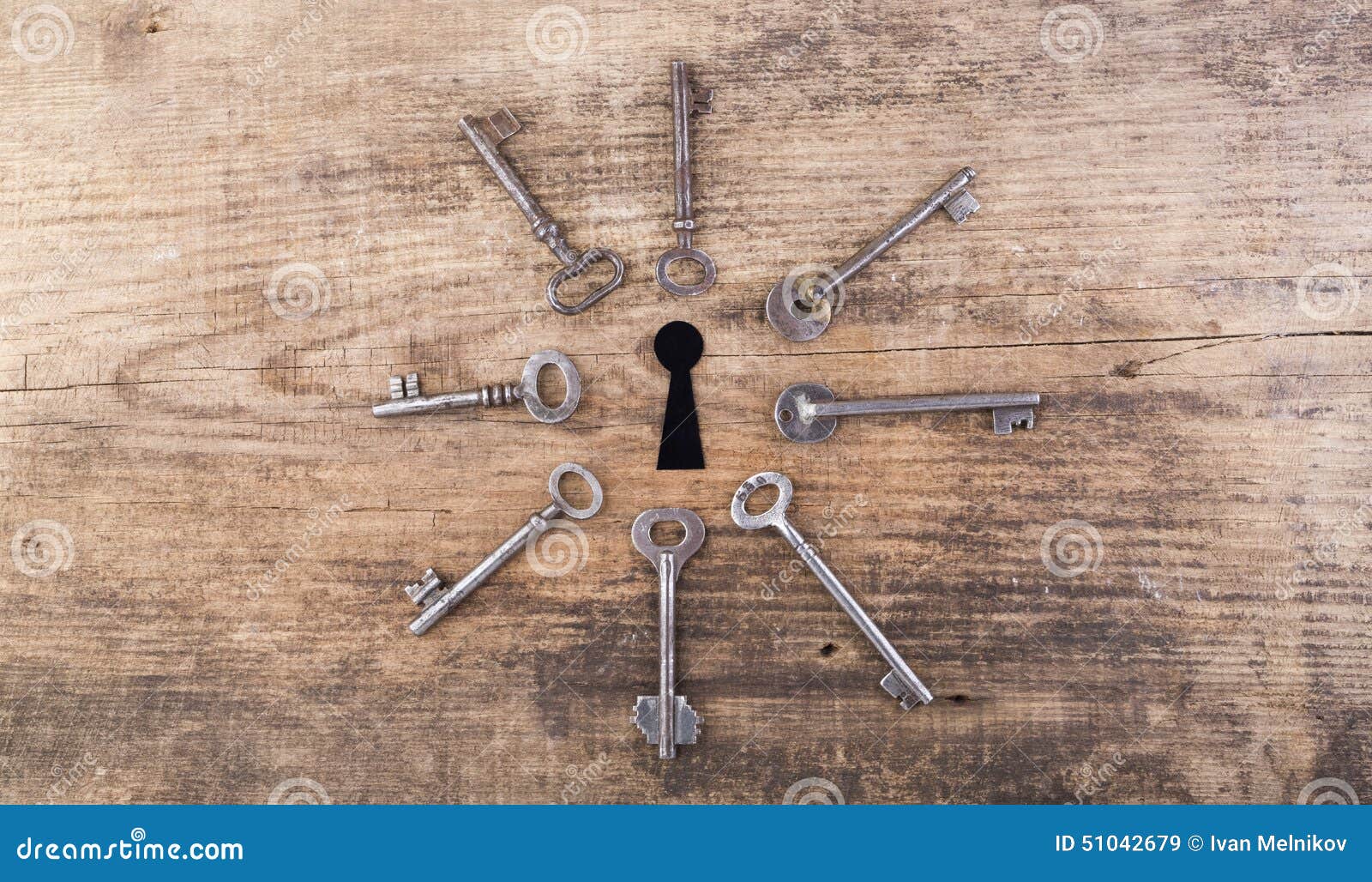 Keys on the table stock image. Image of metallic, metaphors - 51042679