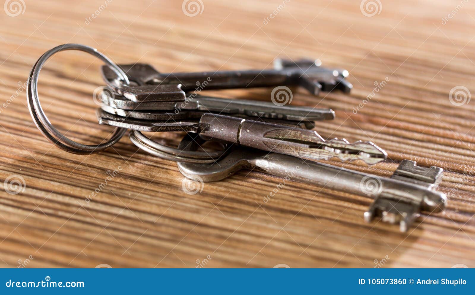 Keys on the table stock photo. Image of security, brown - 105073860