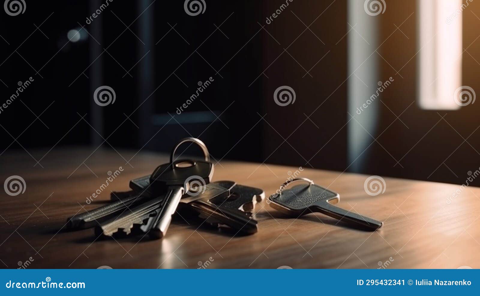 The Keys To the New Apartment. AI Generated Stock Illustration ...