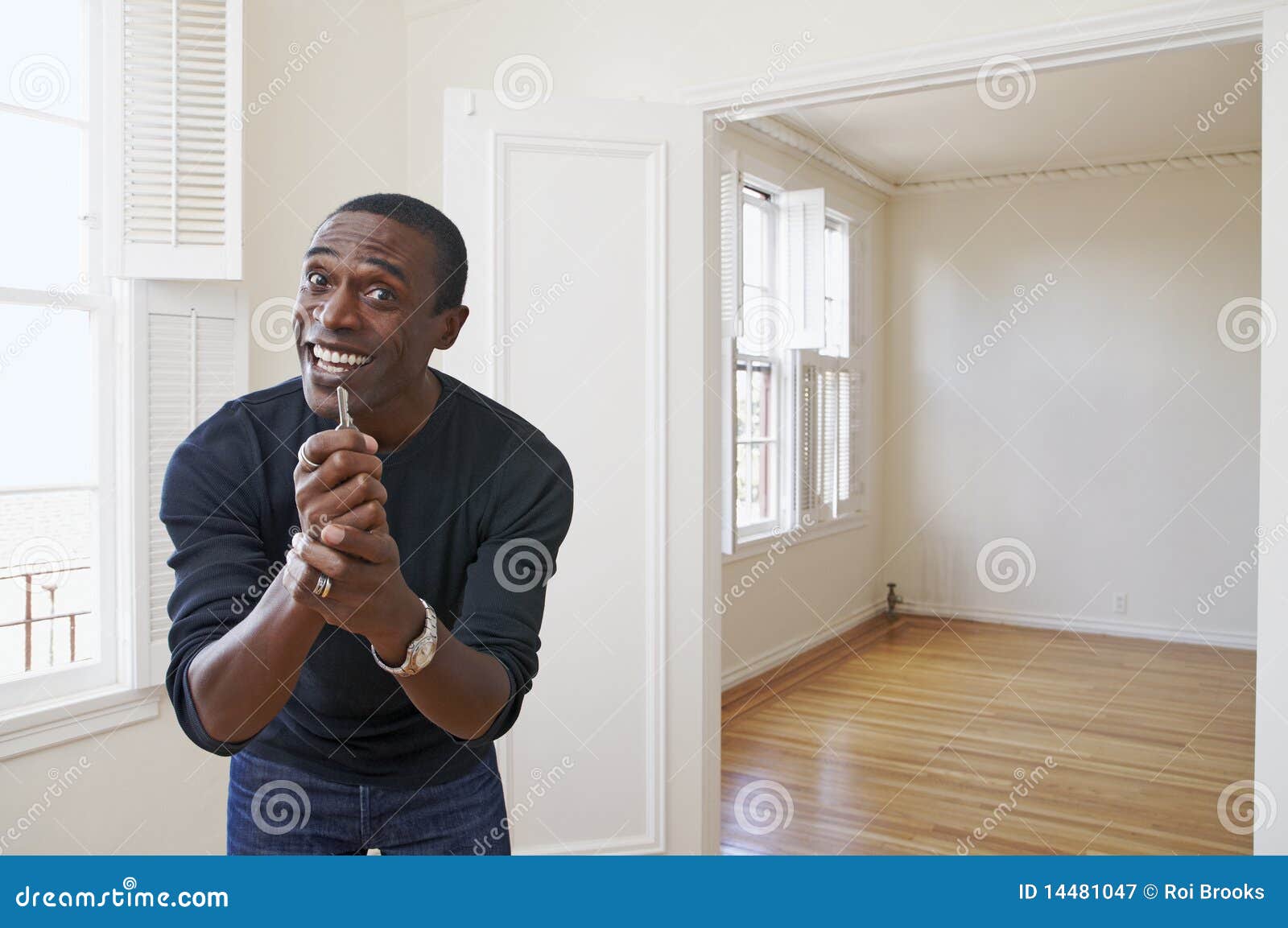 Keys to the new place stock image. Image of black, male - 14481047