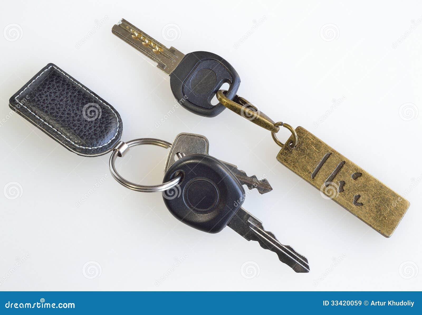 Keys with trinket stock image. Image of ring, modern - 33420059