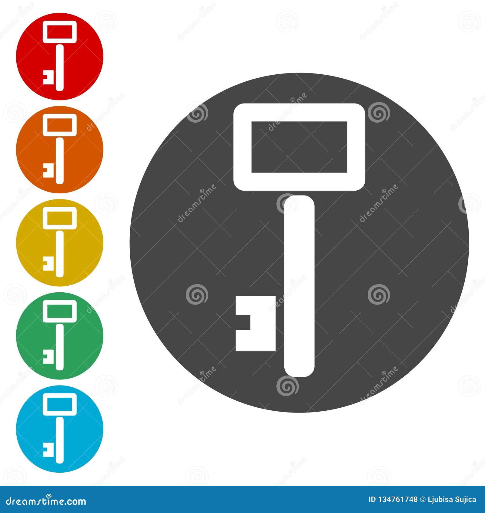 Keys Vector icons set stock vector. Illustration of ornament - 134761748