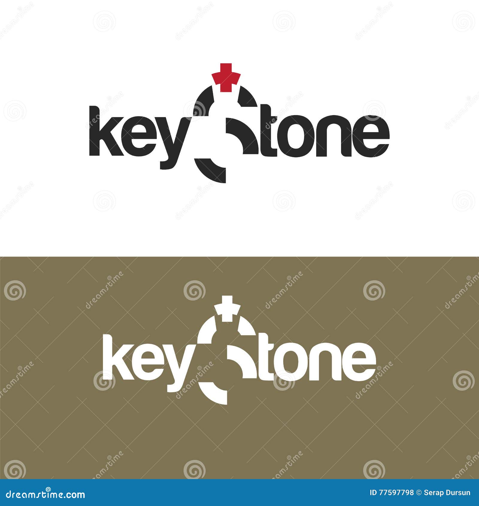 Keystone Concept Design stock vector. Illustration of abstract - 77597798