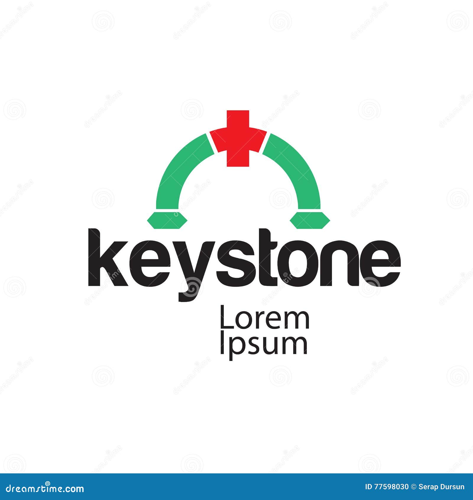 Keystone Concept Design stock vector. Illustration of background - 77598030