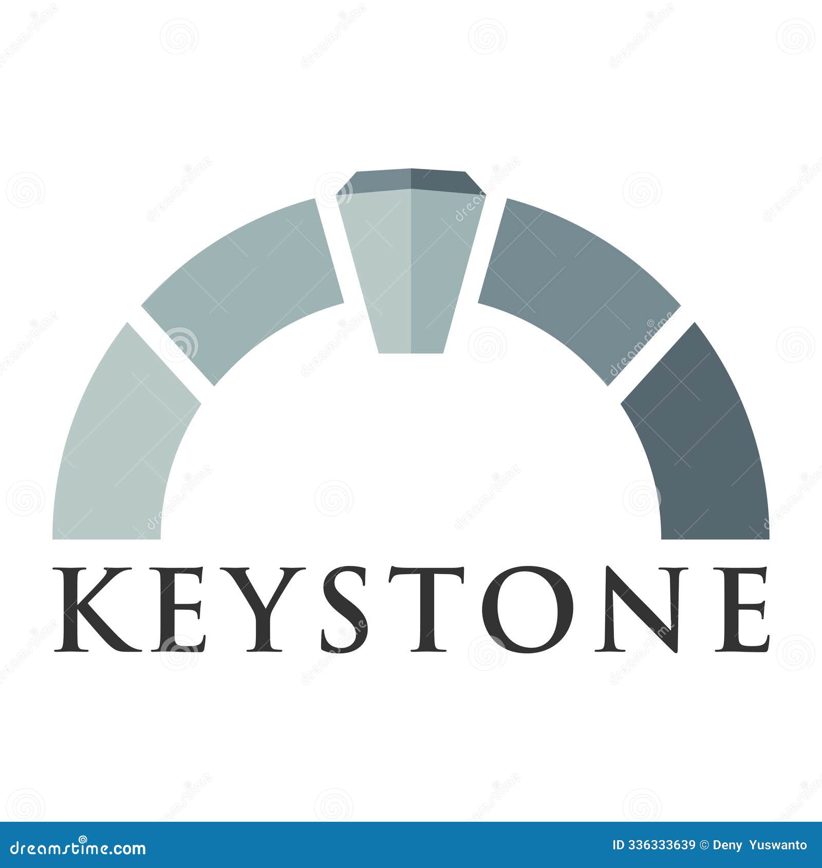 Keystone Logo Design Luxury Stone Cartoon Vector | CartoonDealer.com ...