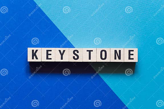 Keystone Word Concept on Cubes Stock Photo - Image of arch, bridge ...