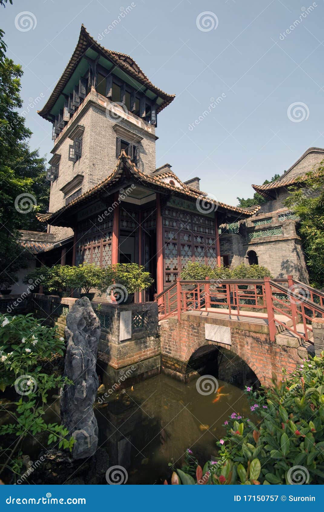 Keyuan Garden stock image. Image of gardens, culture - 17150757