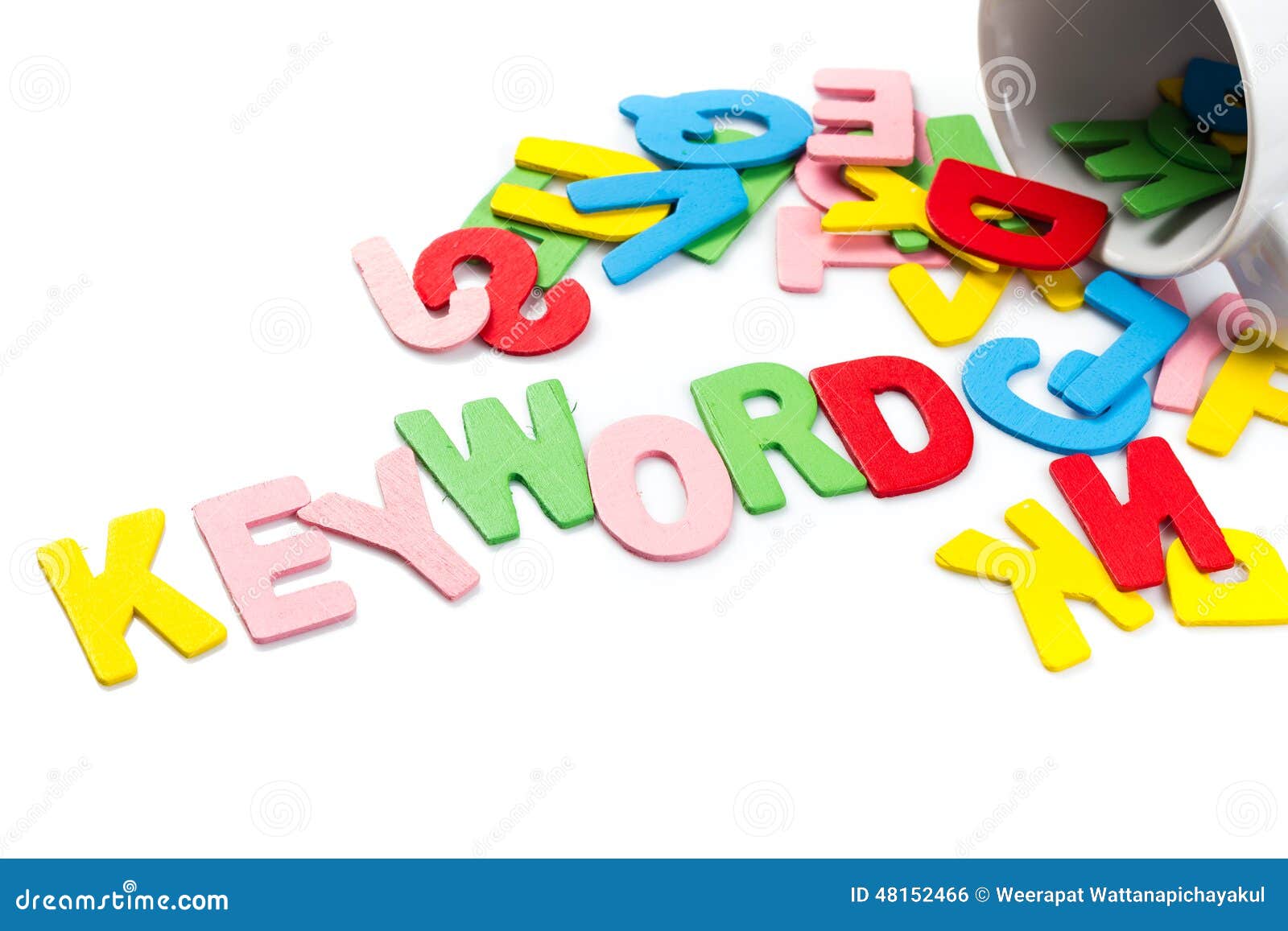 Keyword letters stock photo. Image of character, letter - 48152466