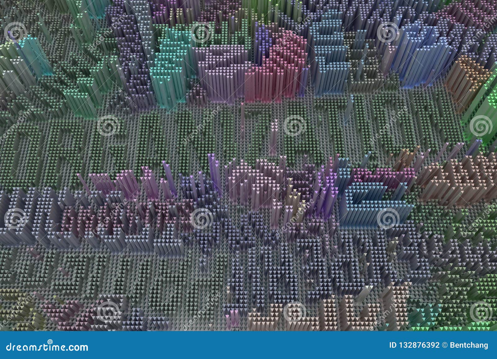 Keyword of Organization. Shape Composition, Geometric Structure Stock ...