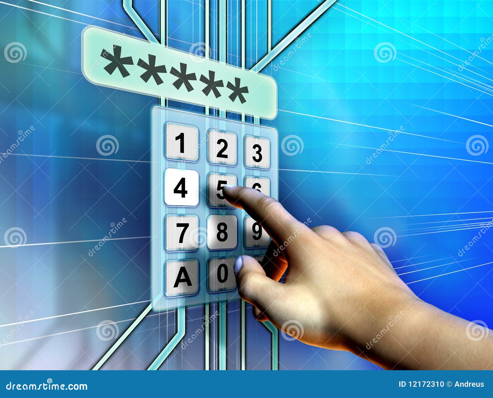 Keyword pad stock illustration. Illustration of communication - 12172310