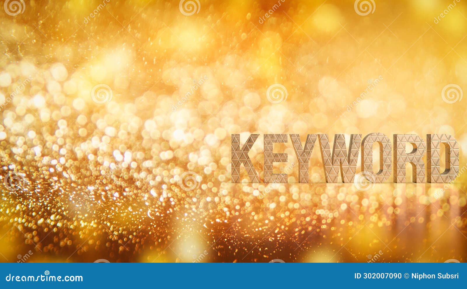 The Keyword Text for Technology or Business Concept 3d Rendering Stock ...