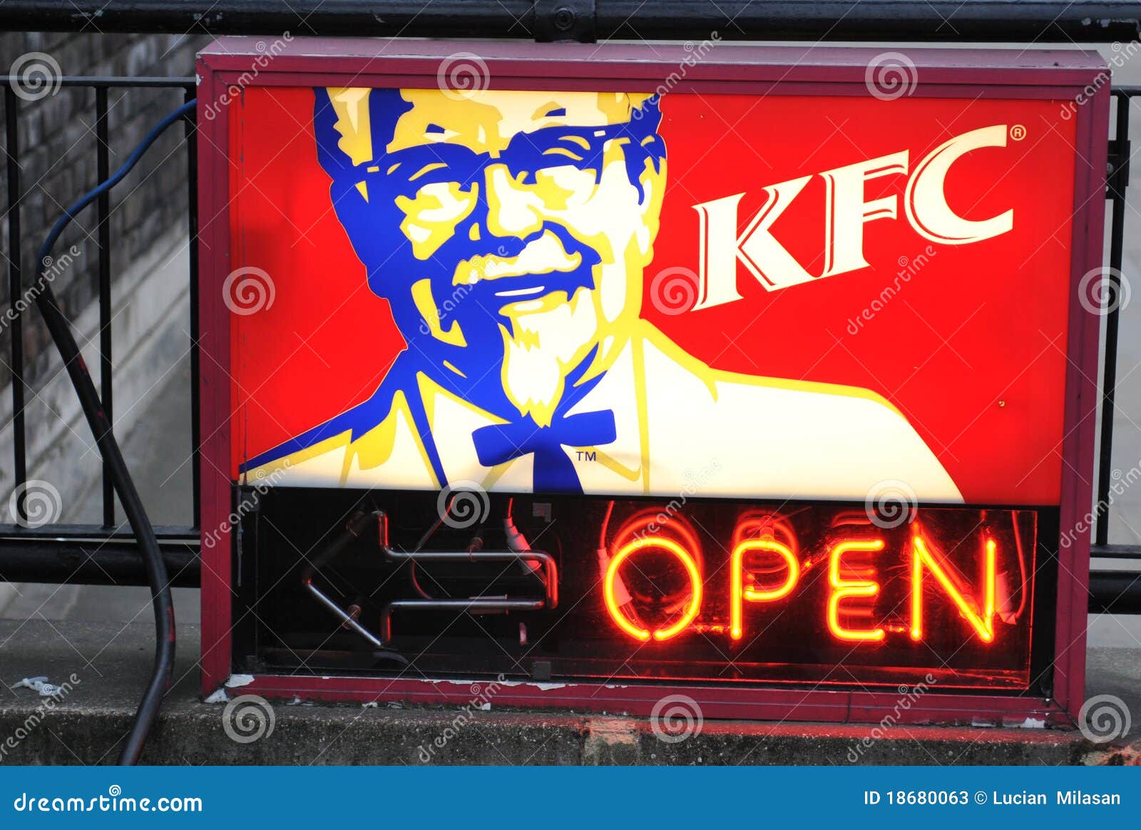 KFC editorial stock photo. Image of frame, advertise - 18680063