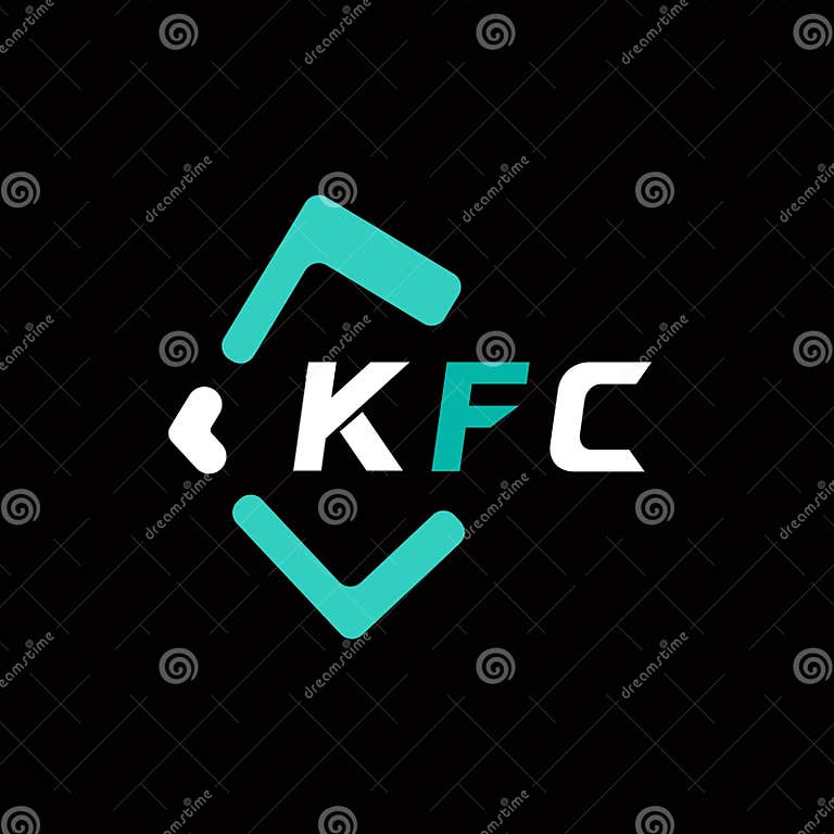 KFC Creative Minimalist Letter Logo. KFC Unique Vector Initials ...