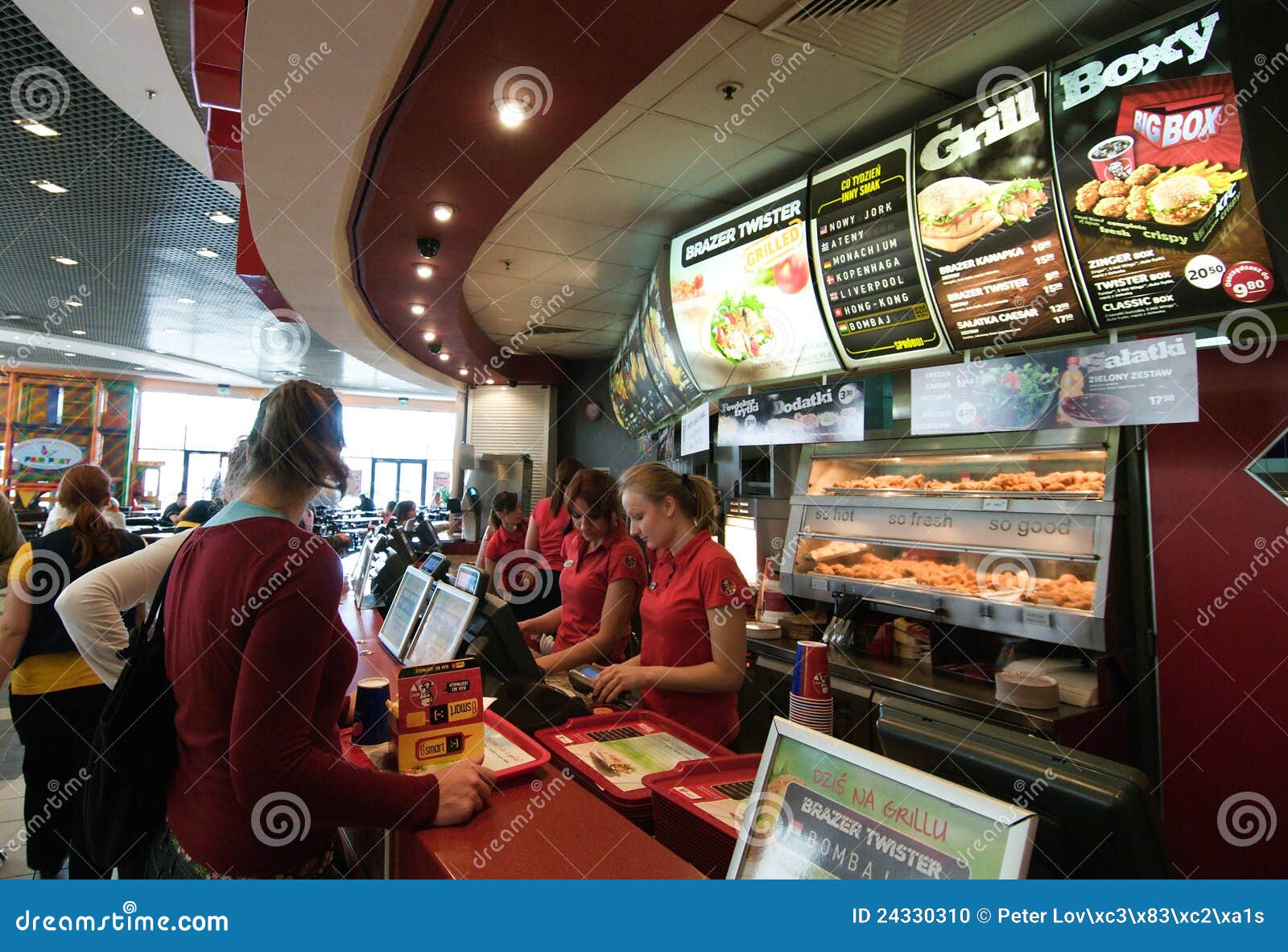KFC - Kentucky Fried Chicken Editorial Image - Image of customers ...