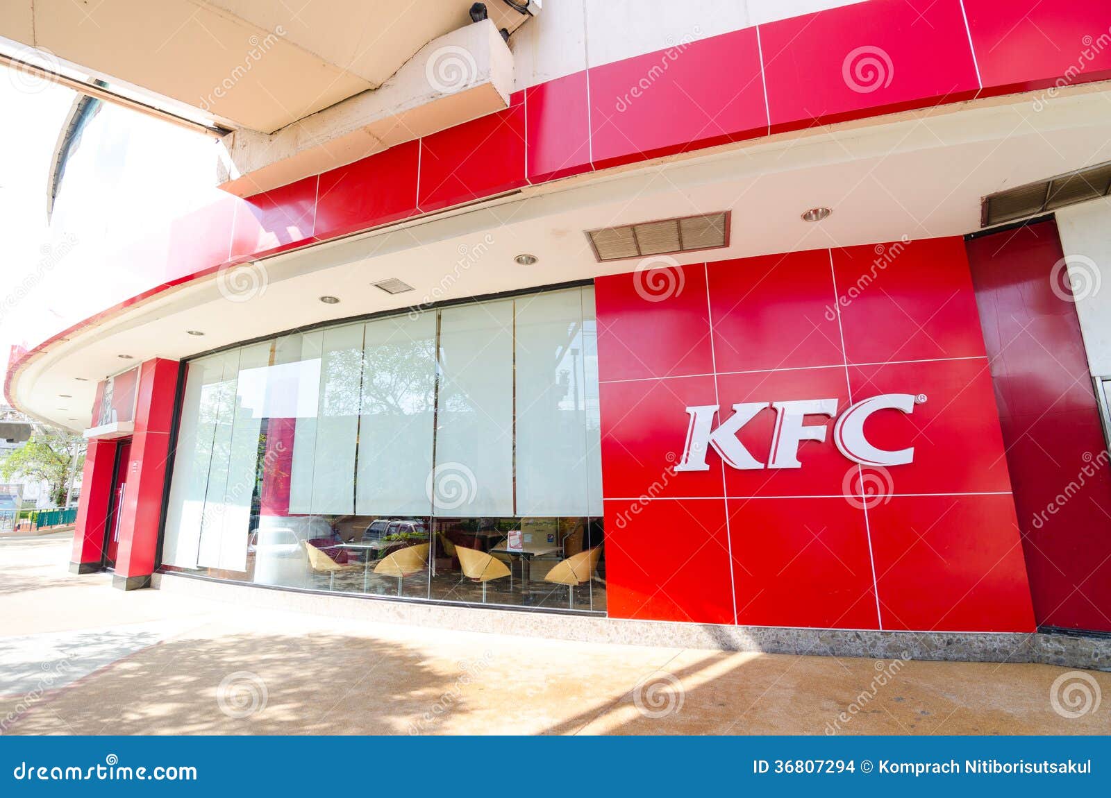 KFC restaurant editorial stock image. Image of fried - 36807294