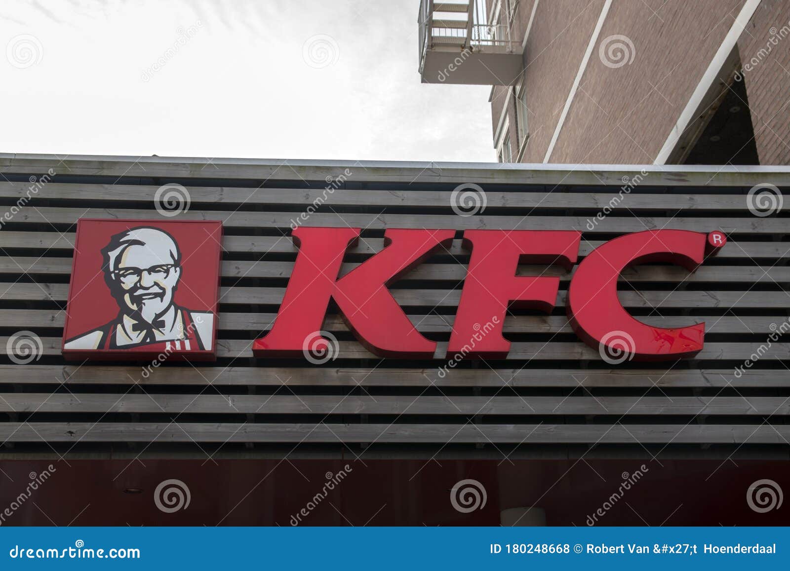 KFC Restaurant at Scheveningen the Hague Netherlands 2019 Editorial ...