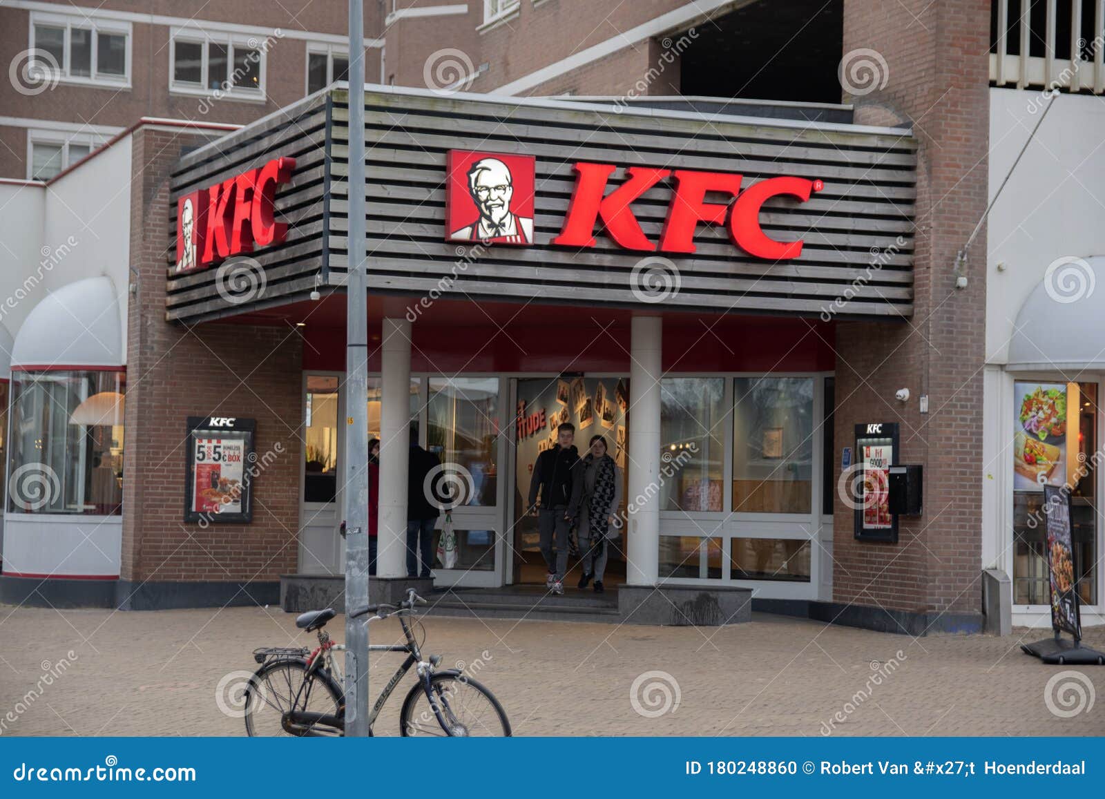 KFC Restaurant at Scheveningen the Hague Netherlands 2019 Editorial ...