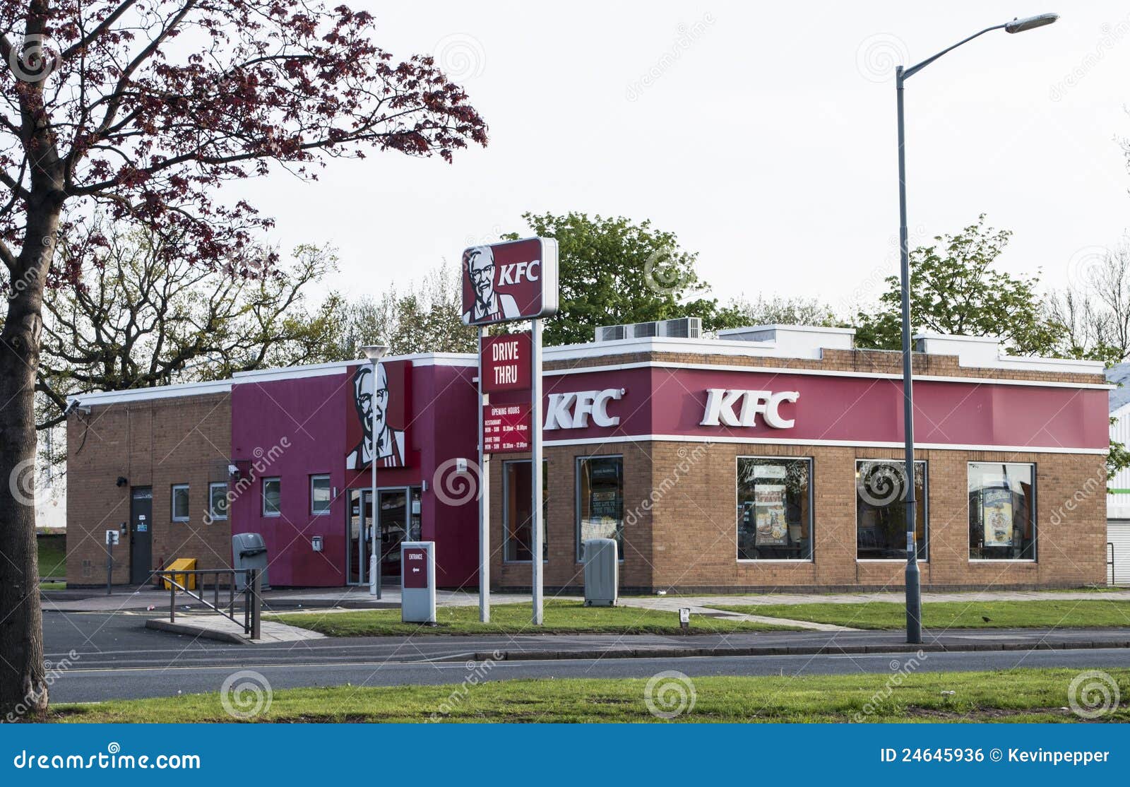 KFC Store editorial photo. Image of shape, modern, brown - 24645936