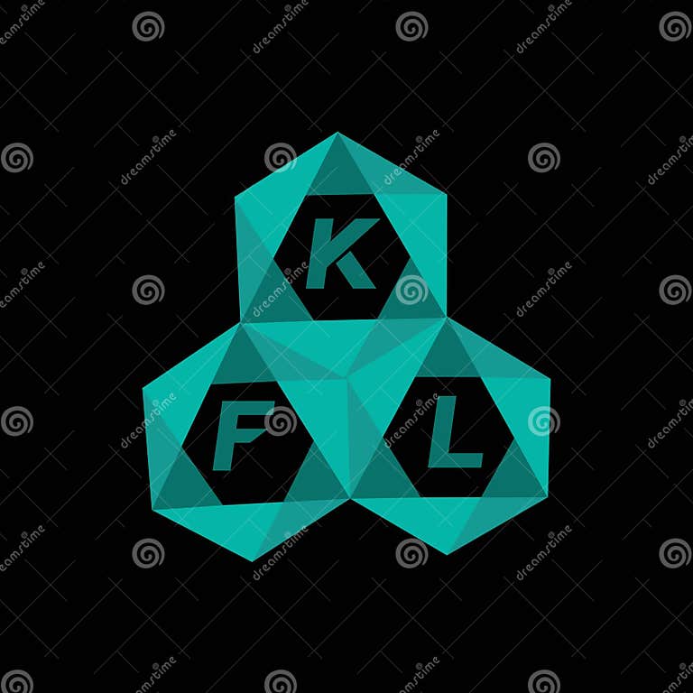 KFL Creative Minimalist Letter Logo. KFL Unique Vector Initials ...