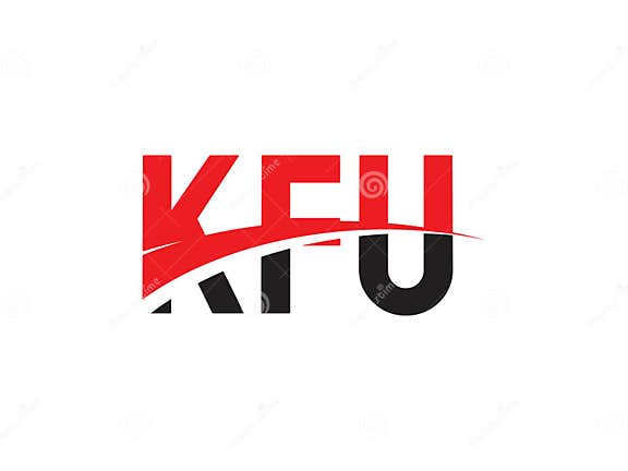 KFU Letter Initial Logo Design Vector Illustration Stock Vector ...