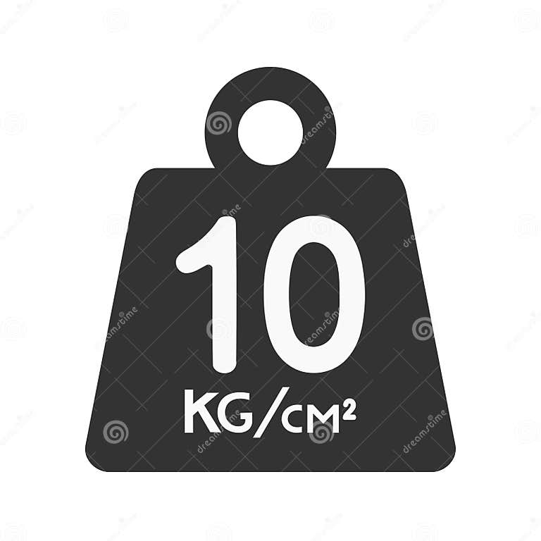 10 kg indication symbol stock vector. Illustration of vector - 298420166