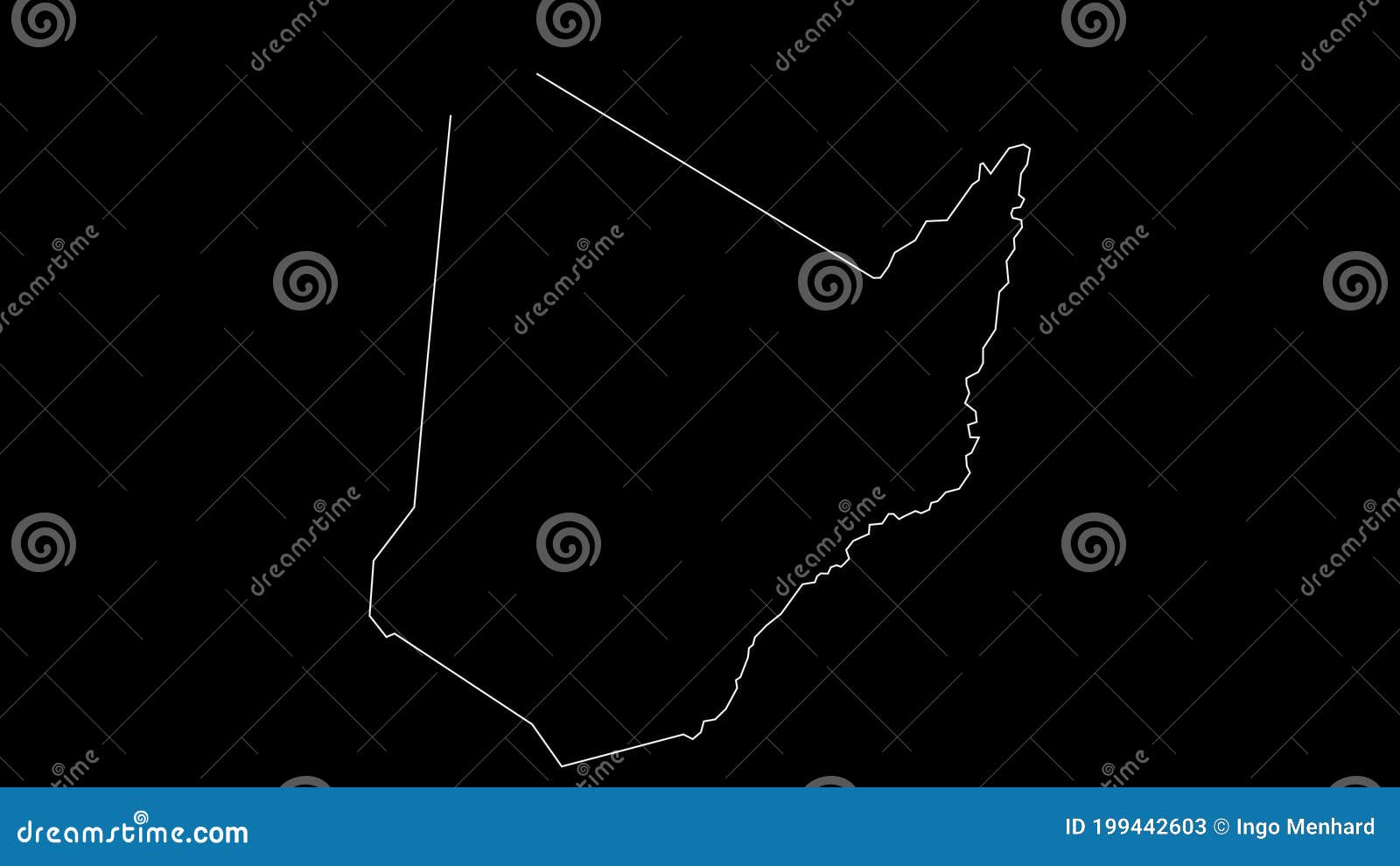 Kgatleng Botswana District Map Outline Animation Stock Video - Video of ...