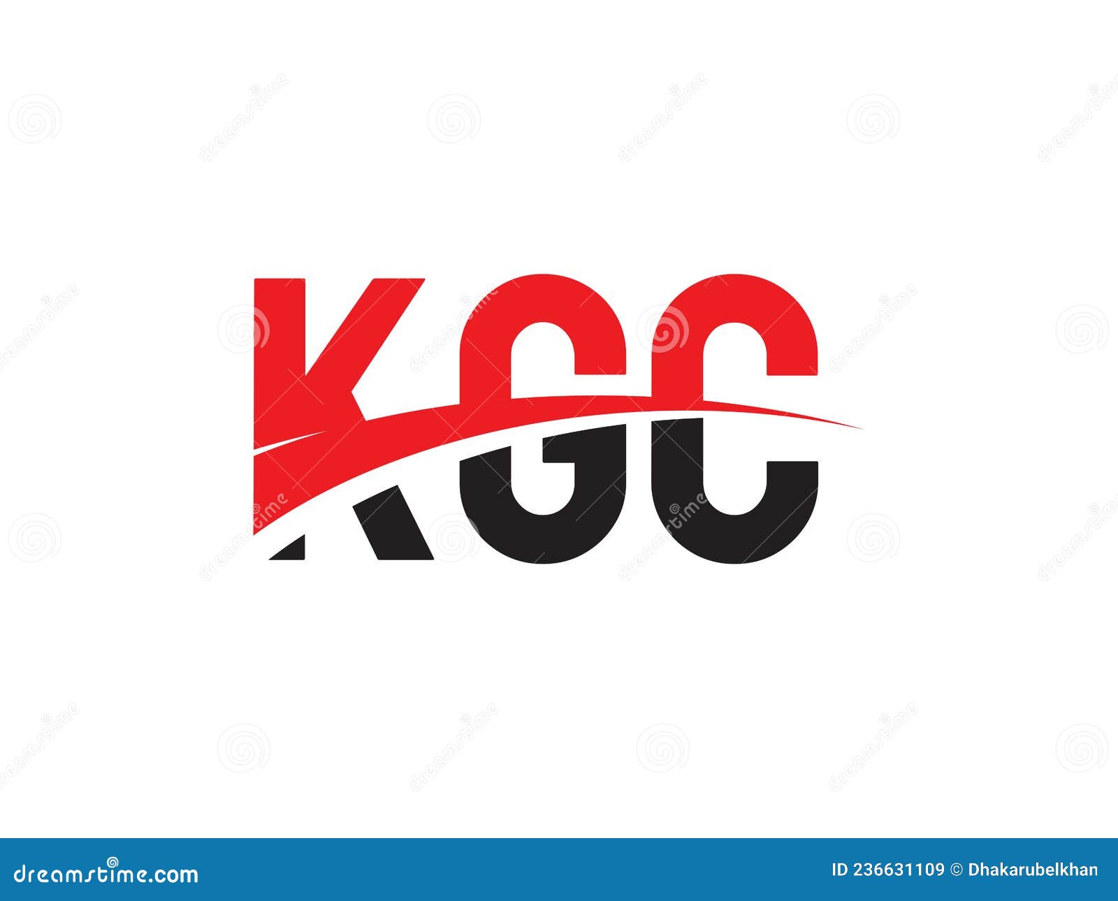 KGC Letter Initial Logo Design Vector Illustration Stock Vector ...