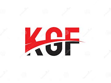 KGF Letter Initial Logo Design Vector Illustration Stock Vector ...