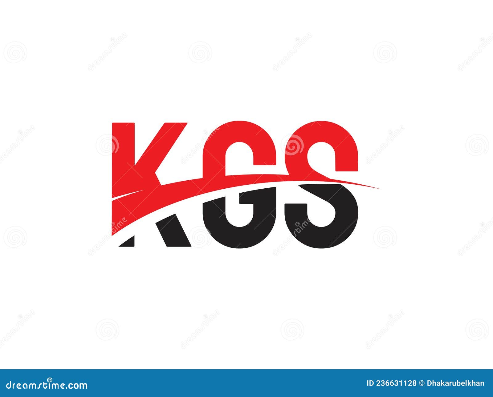 KGS Letter Initial Logo Design Vector Illustration Stock Vector ...
