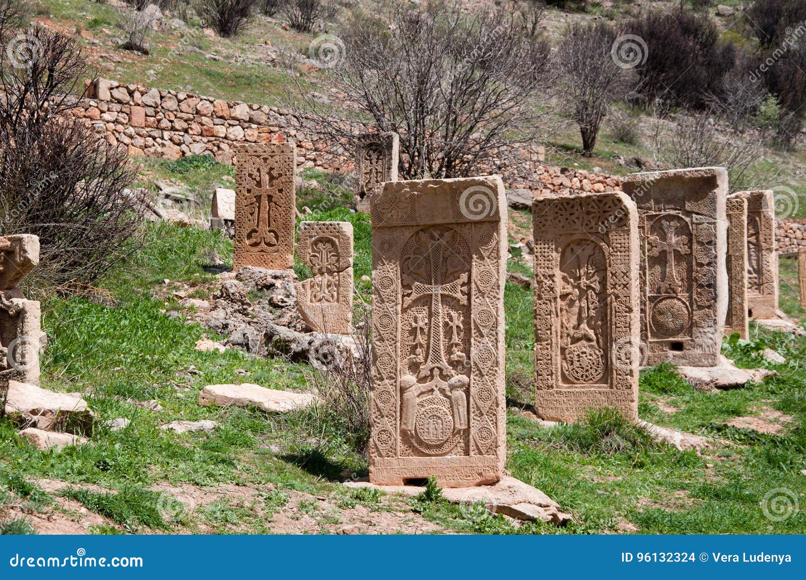 KHACHKAR fotografia stock. Immagine di armenia, cristianità - 96132324
