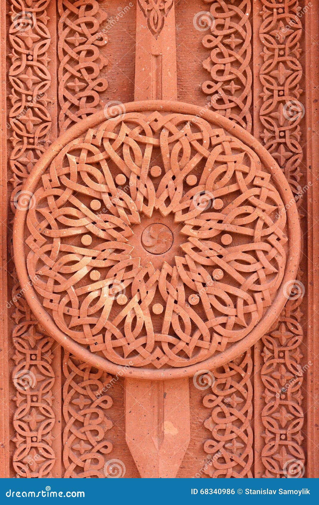 Khachkar Pattern on Volcanic Tuff, Texture, Traditional Armenian Stock ...