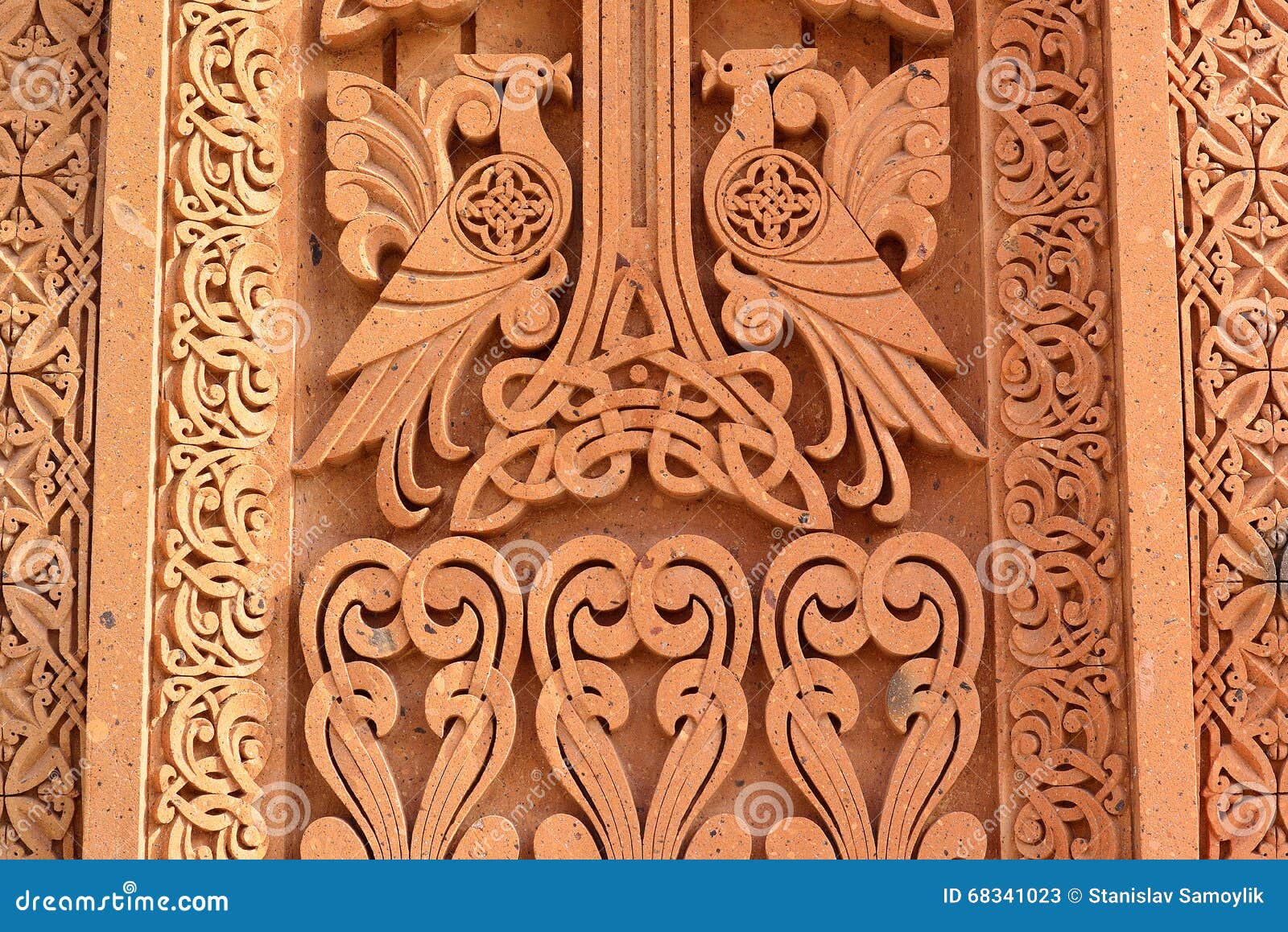 Khachkar Pattern on Volcanic Tuff, Texture, Traditional Armenian Stock ...