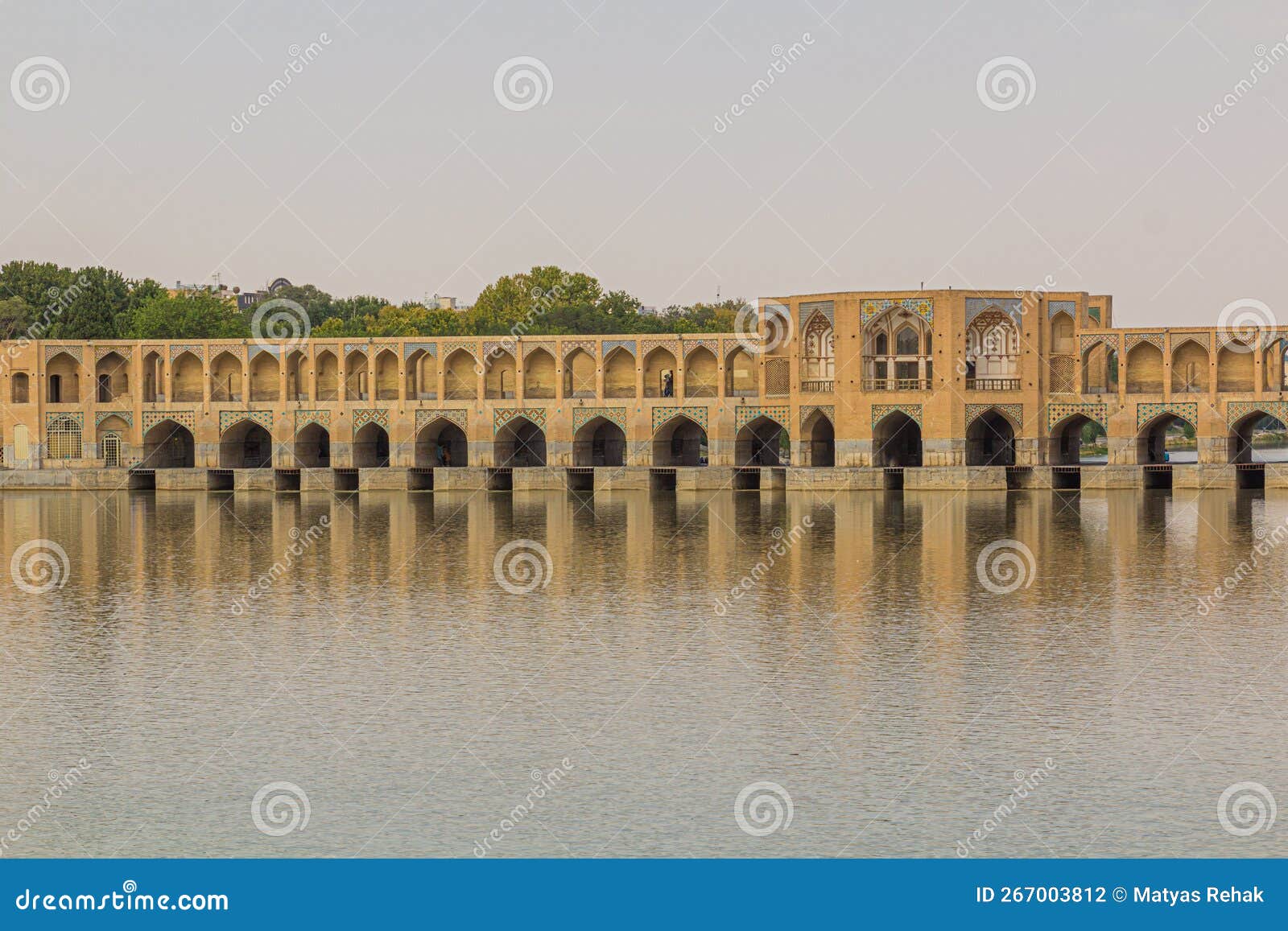 Khaju Bridge in Isfahan, Ir Stock Photo - Image of iran, east: 267003812