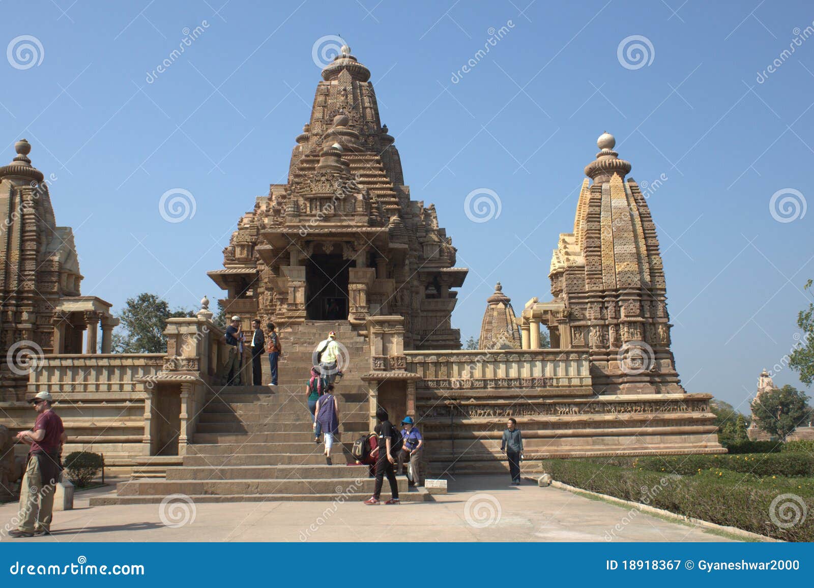 Khajuraho Temple Group Of Monuments In IndiaSandstone Sculptures In ...