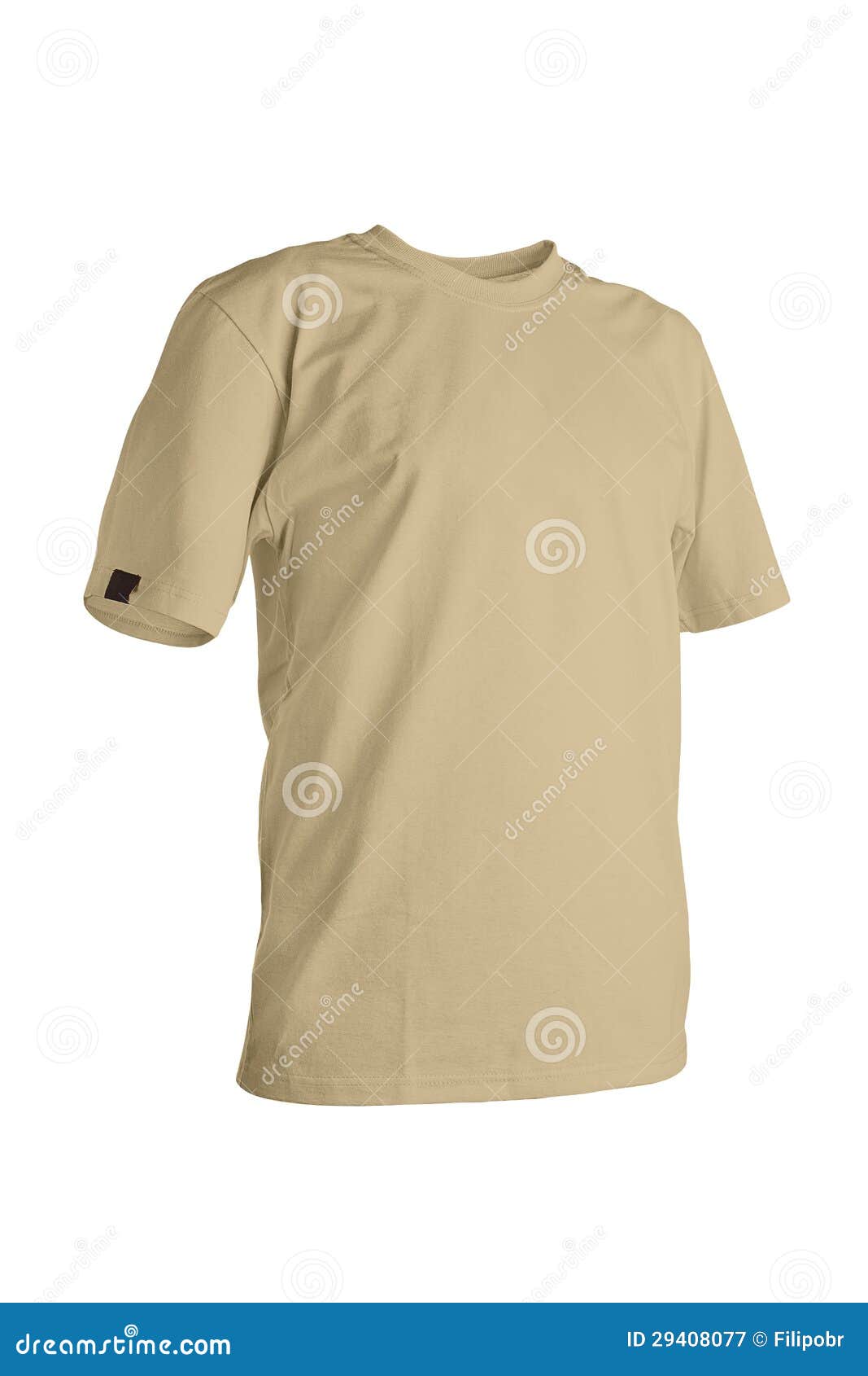 Khaki t-shirt stock image. Image of sleeves, dress, tshirt - 29408077